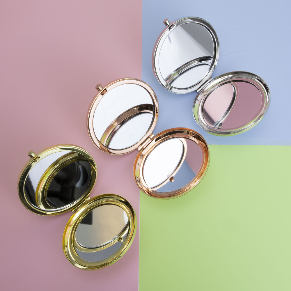 Metal Compact Flip Mirrors | Craft Blanks