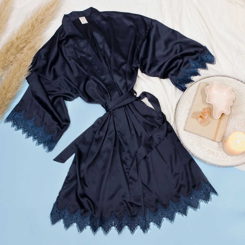 Satin & Lace Robe - Adult | Craft Blanks
