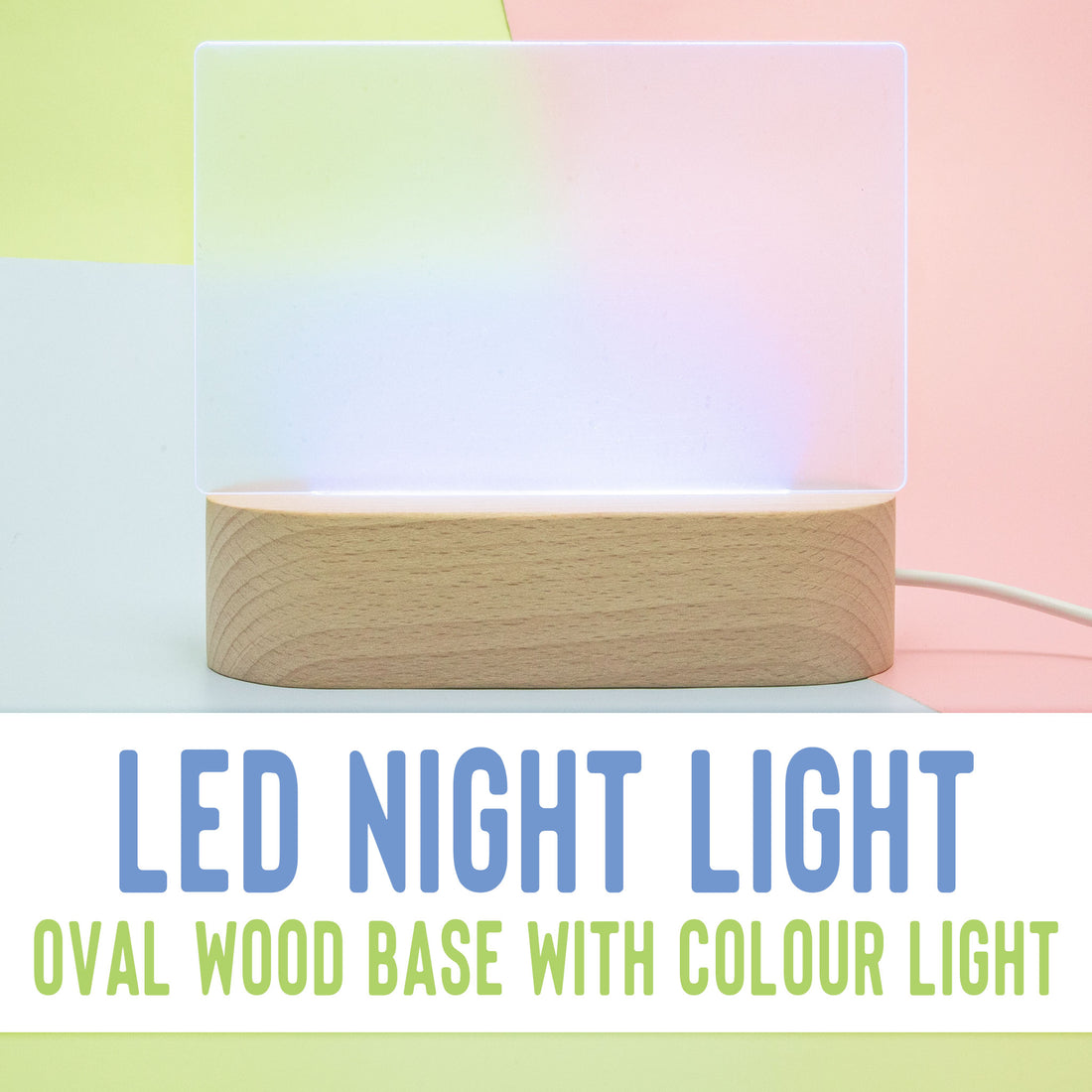 Acrylic LED Night Light | Craft Blanks